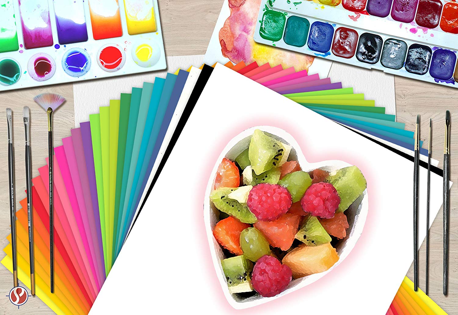 Premium Color Card Stock Paper | 250 Per Pack | Superior Thick 65-lb ...